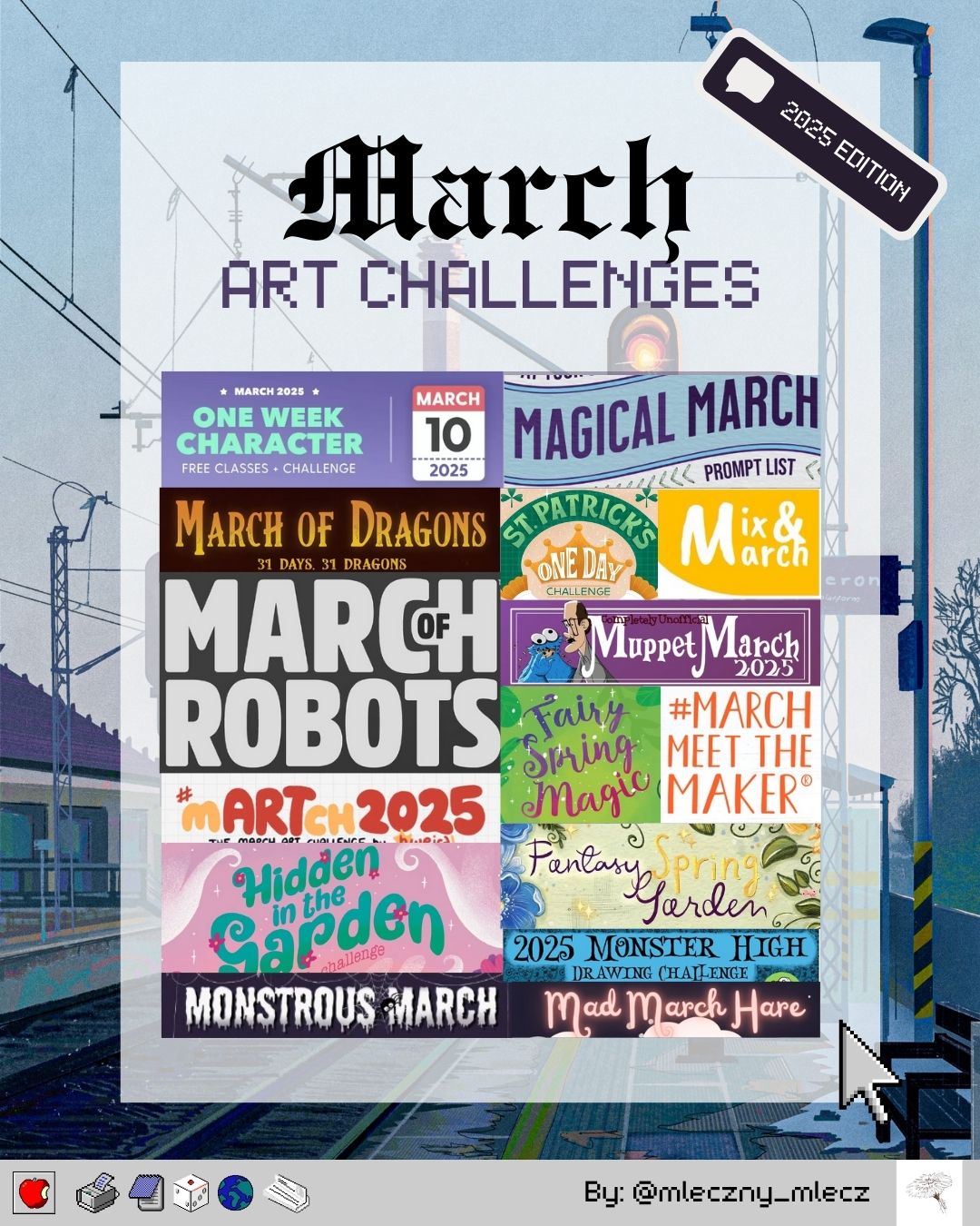 🎃 October Art Challenge 2023 [FULL LIST]